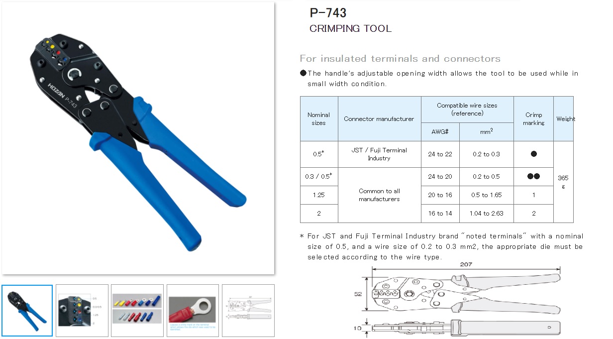 Ichiban Precision Sdn Bhd - Hozan - HOZAN CRIMPING TOOL